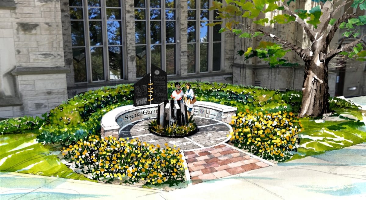 Sigma Gamma Rho Sorority, Inc. Monument at Butler University ...