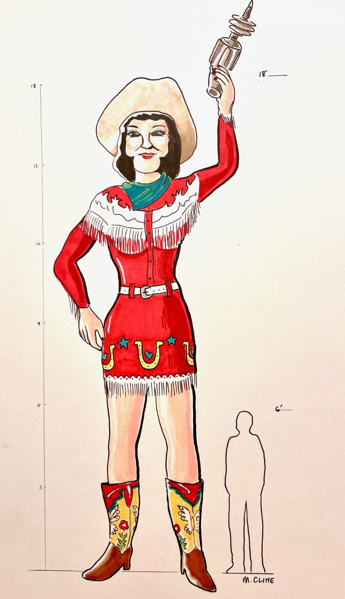 Buck Atom Space Cowboy Route 66 Roadside Attraction Brick Campaign ...