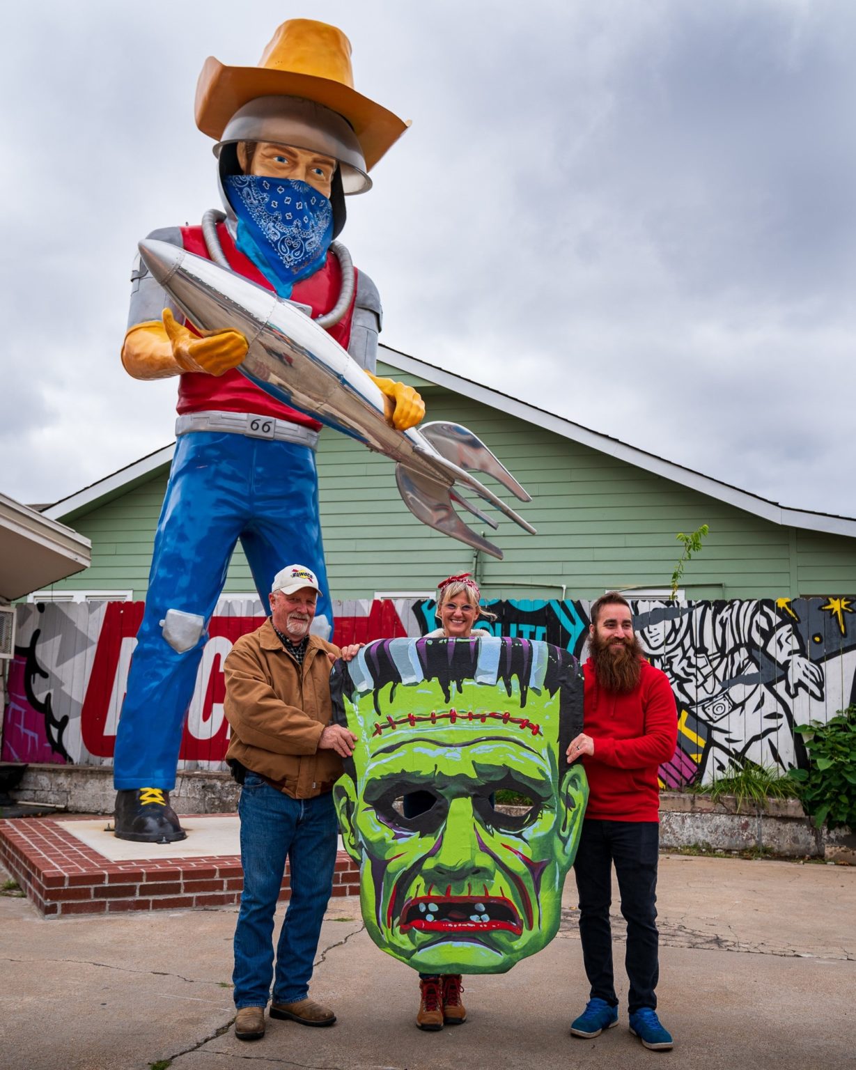 Buck Atom Space Cowboy Route 66 Roadside Attraction Brick Campaign ...