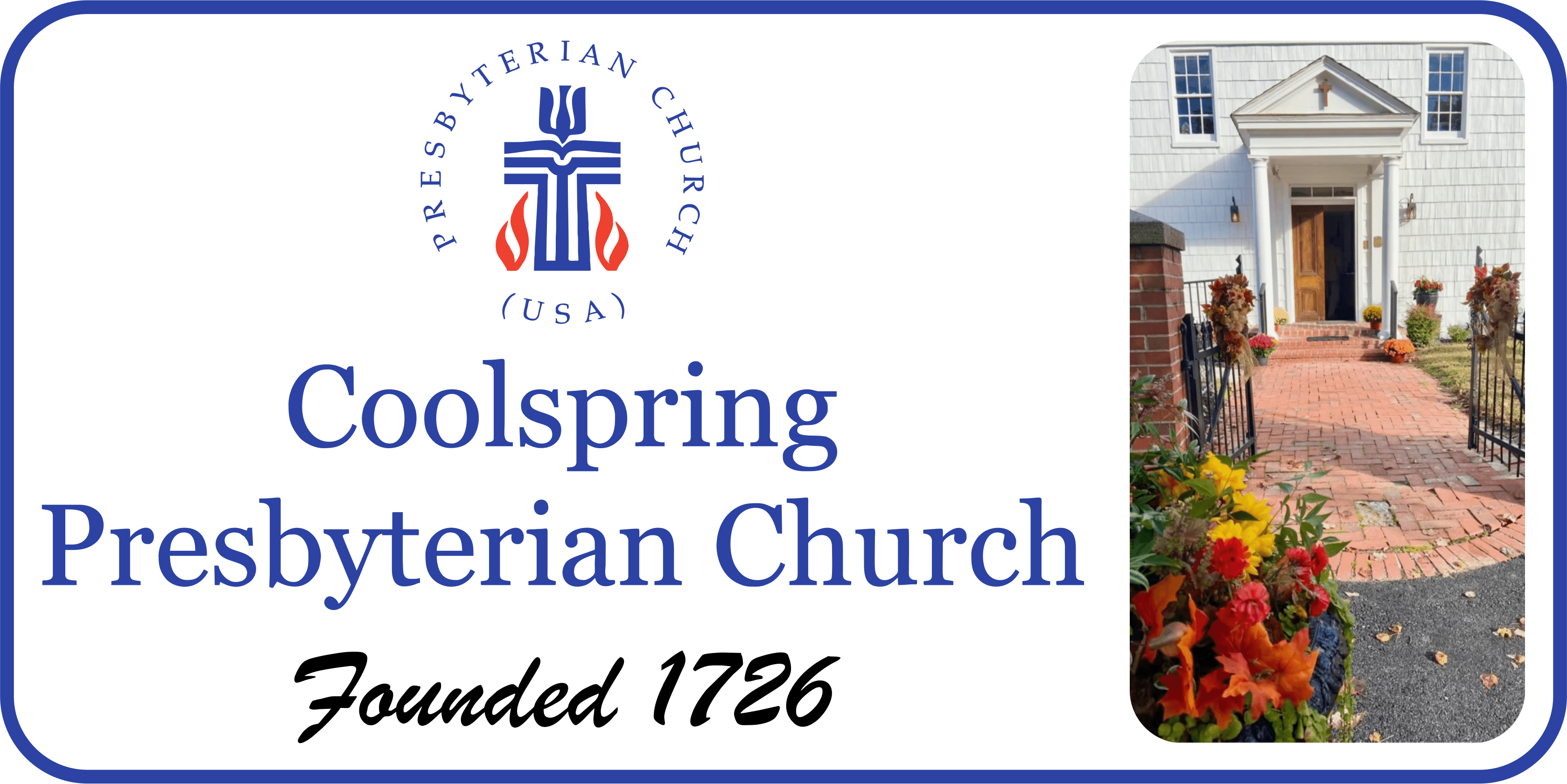 Coolspring Presbyterian Church Memorial Walk - Fundraising Brick