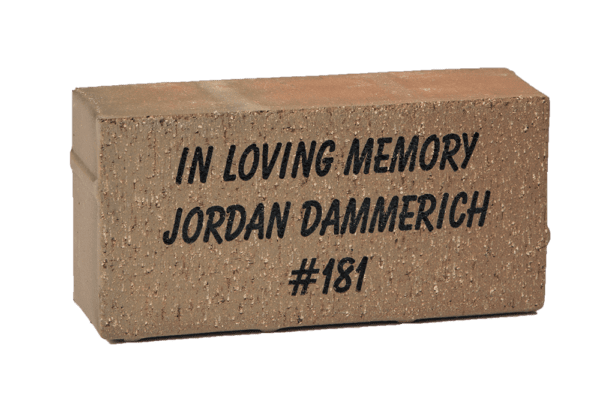 Brick Inscription Examples - Fundraising Brick