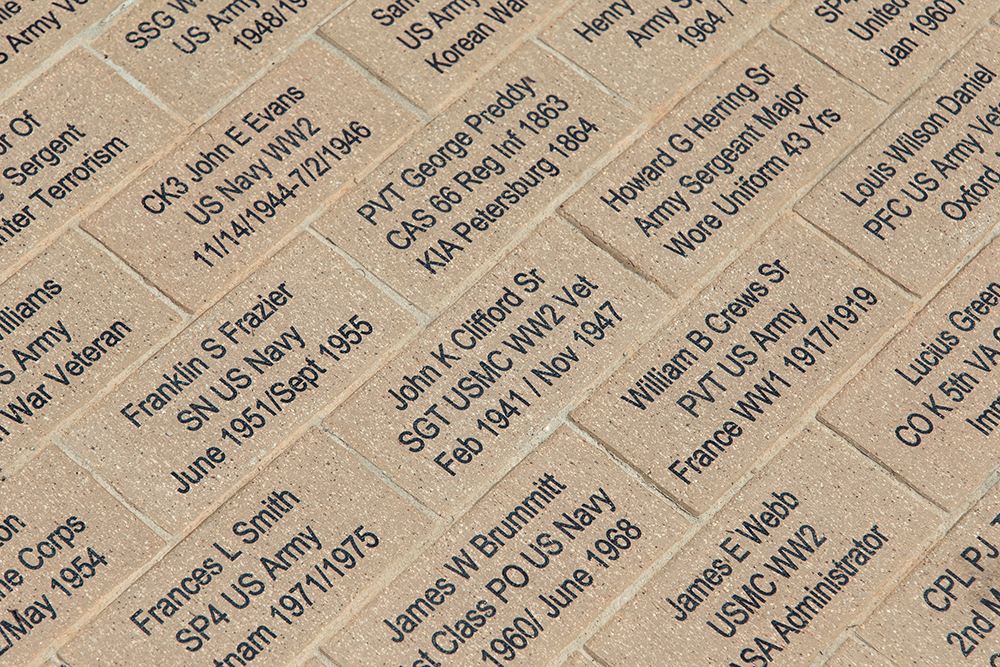 Veterans Memorials - Fundraising Brick