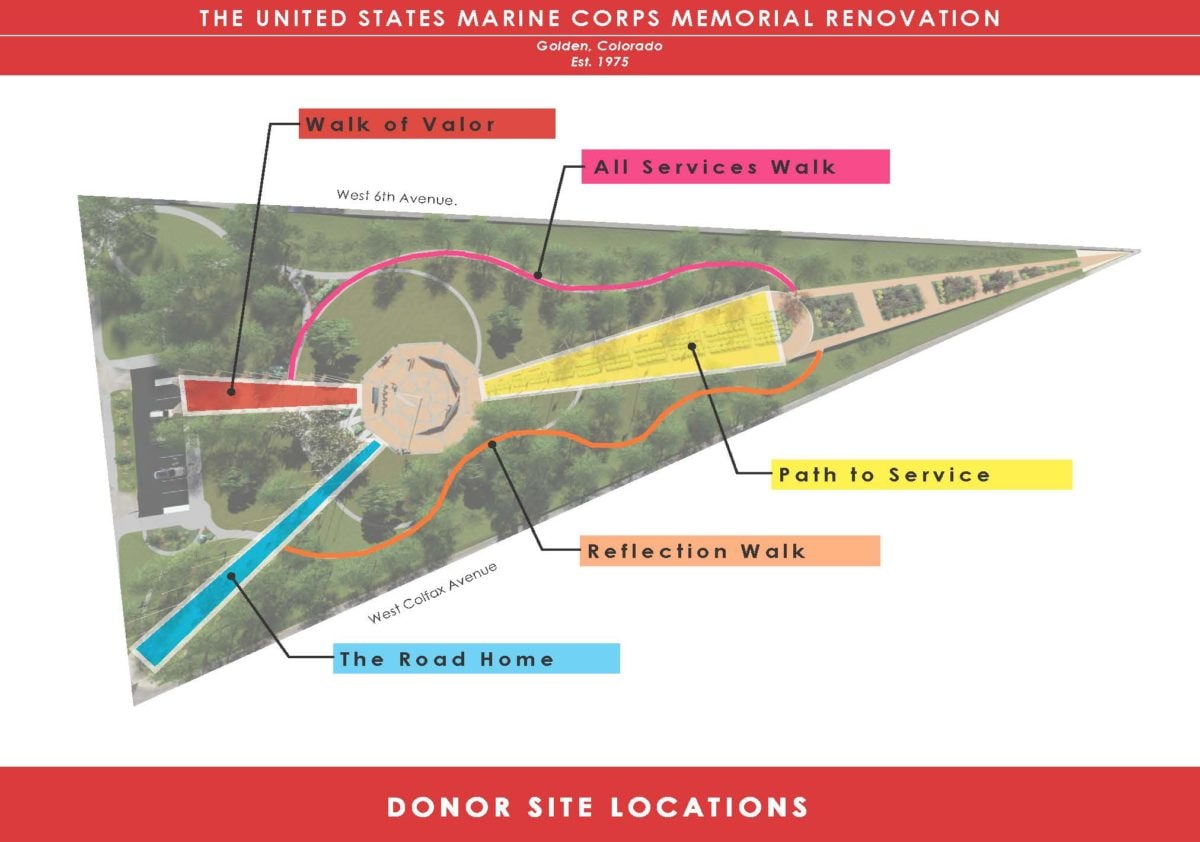 USMC Memorial Foundation Brick Campaign - Fundraising Brick