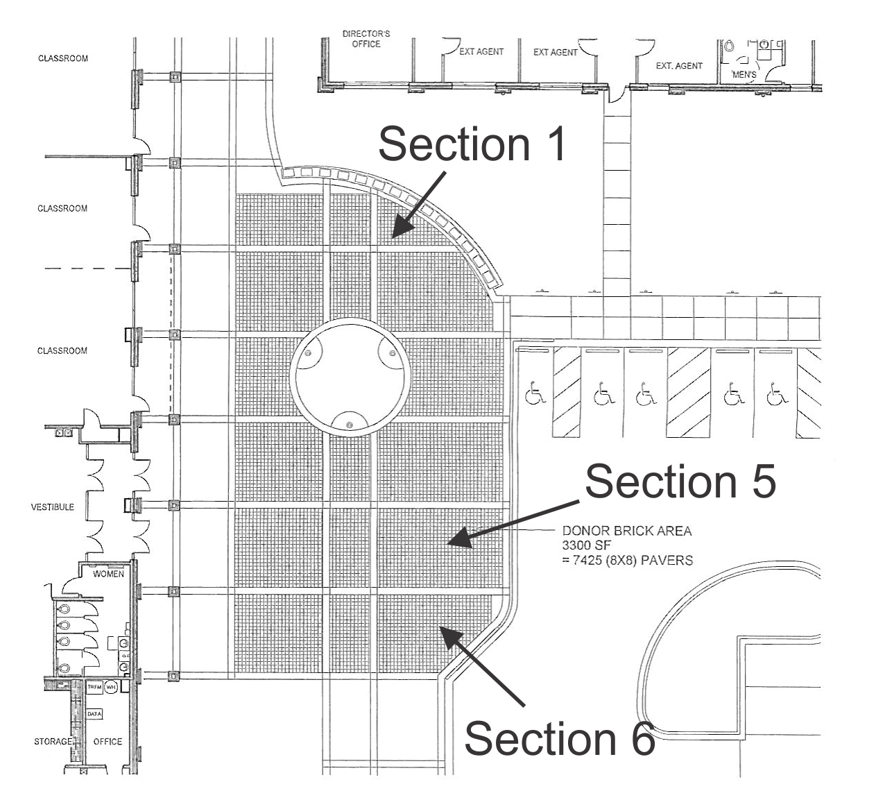 Brick Locator Map - Fundraising Brick
