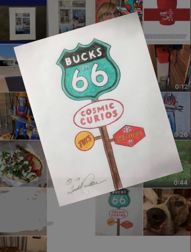 Buck Atom Space Cowboy Route 66 Roadside Attraction Brick Campaign ...